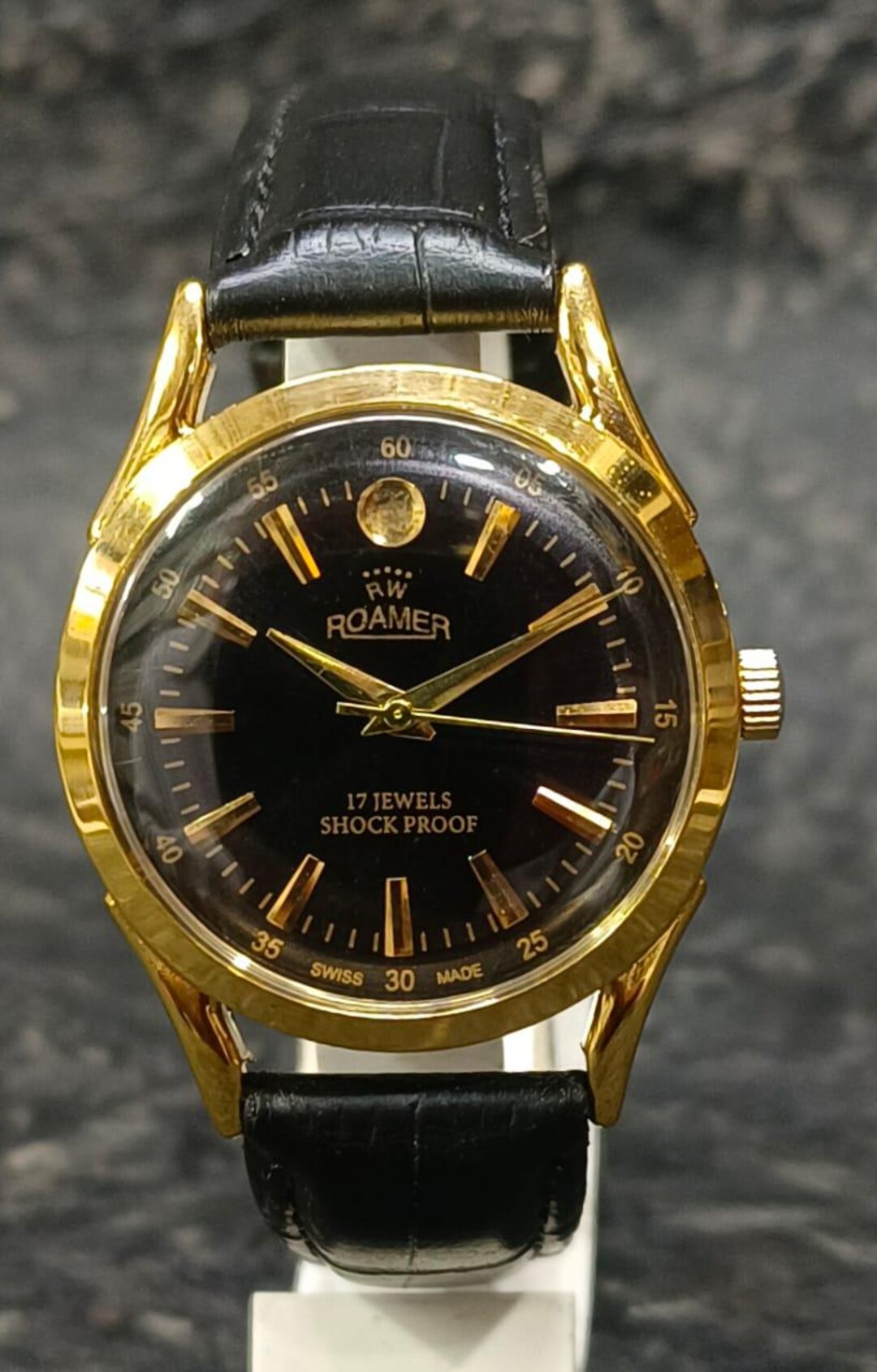 Vintage Roamer Swiss Made Hand-winding Mechanical Men’s Watch 17 Jewels ...