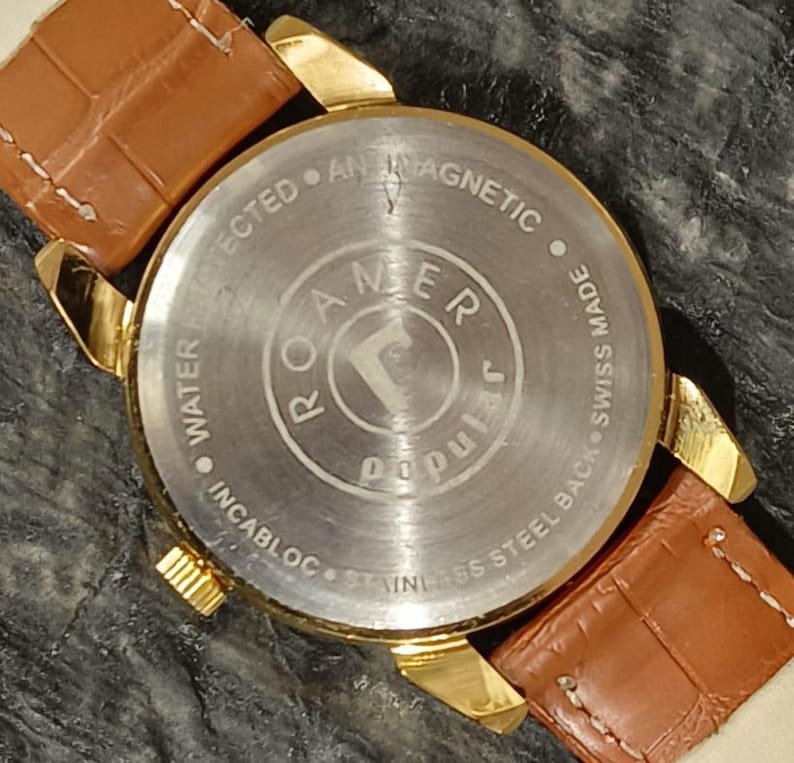 Vintage Roamer Swiss Made Mechanical Watch | Men's 17 Jewels Wristwatch ...