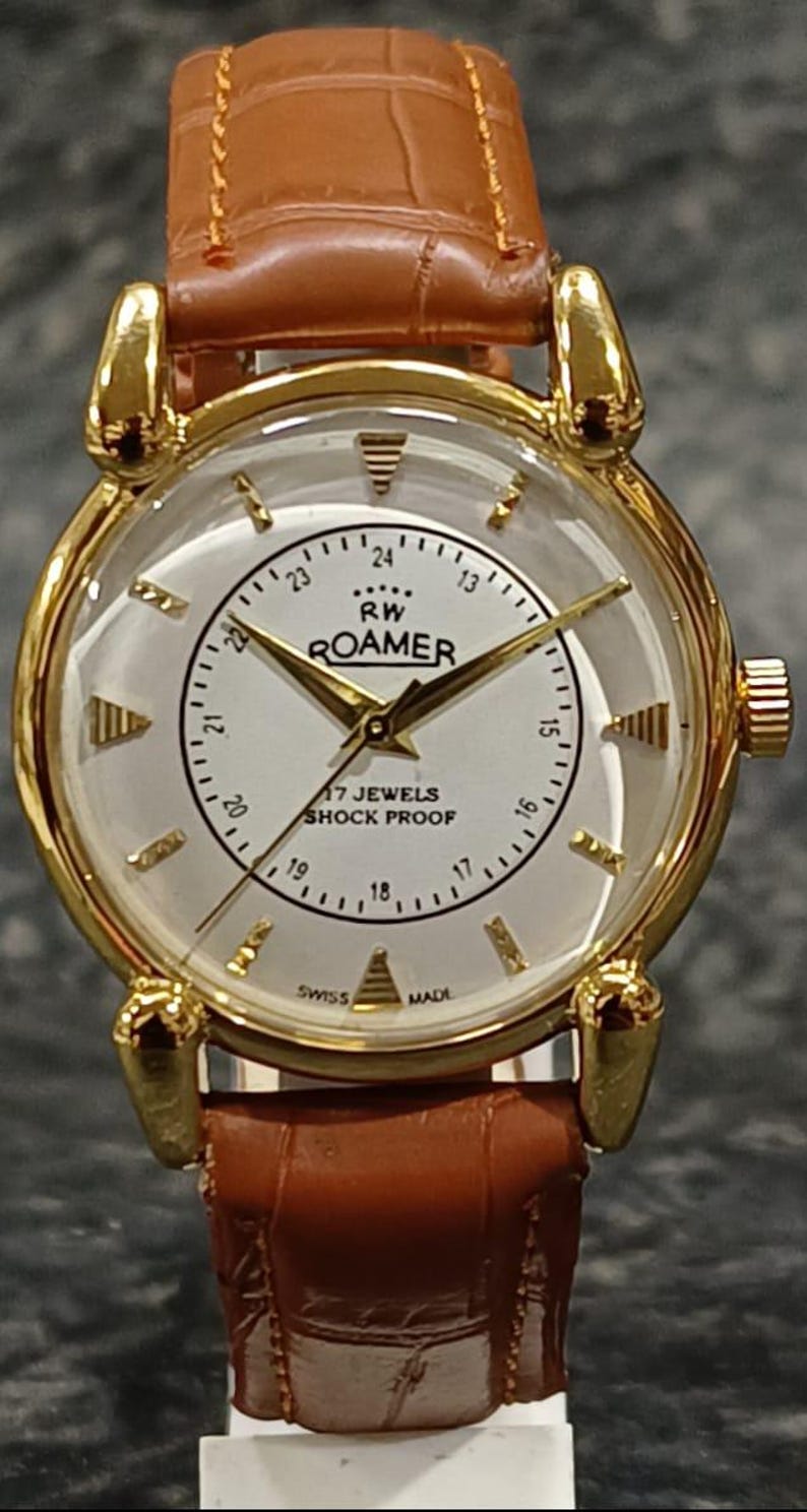 Vintage Roamer Swiss Made Mechanical Watch | Men's 17 Jewels Wristwatch ...
