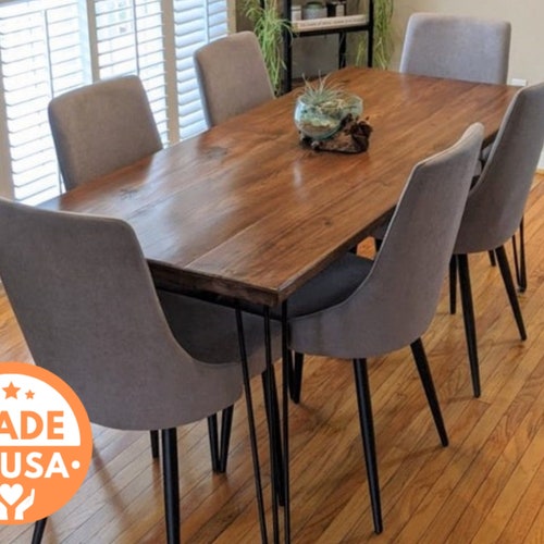 Rustic Farmhouse Dining Table Dine Table Set Farmhouse - Etsy