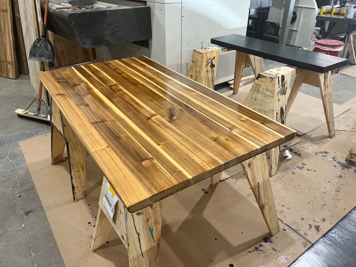 Live Edge Dining Table Teak Wood Dining Room Table - Etsy