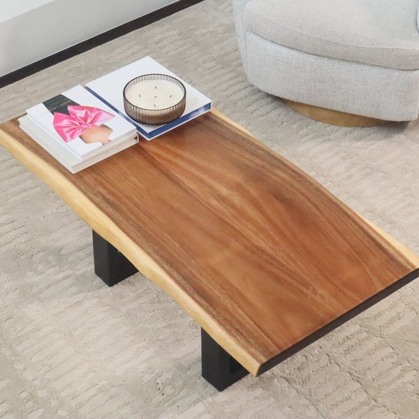 Raw Wood Coffee Table - Etsy
