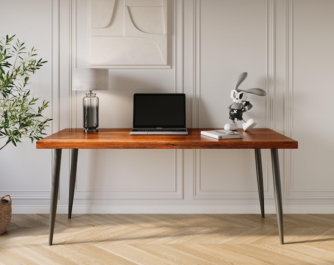 Cardiff Writing Desk, Rustic, Farmhouse, Desk, Reclaimed Wood, Handmade ...