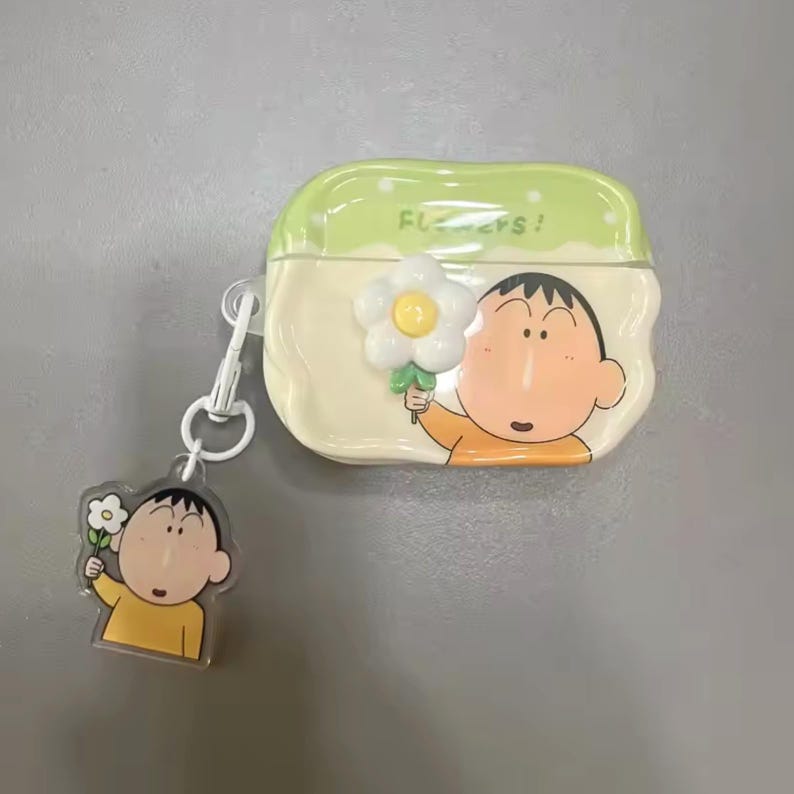 Shin Chan AirPod Case, Cartoon Case With Charm, for AirPod Pro 3 ...