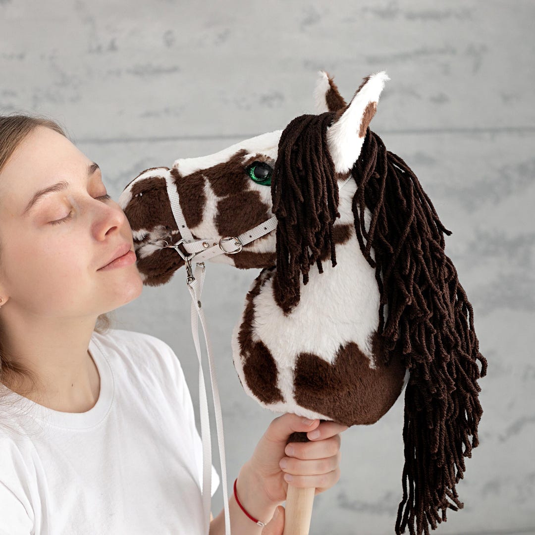 Hobby Horse, A4 Size | Pinto Mustang Style Hobbyhorse With Bridle ...