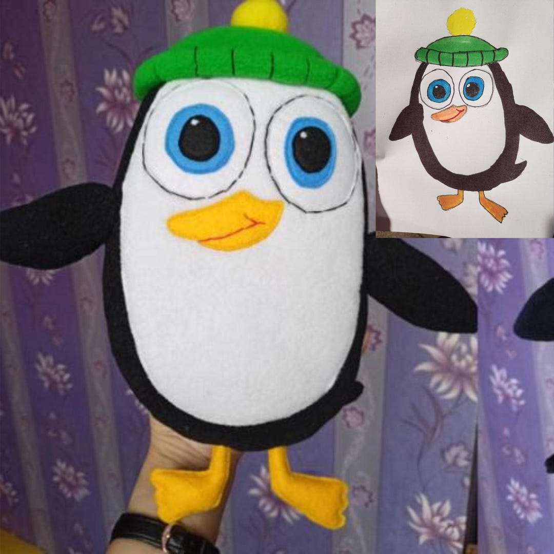 Plushie From Drawing, Kids Drawing, Custom Plush, Made to Order ...