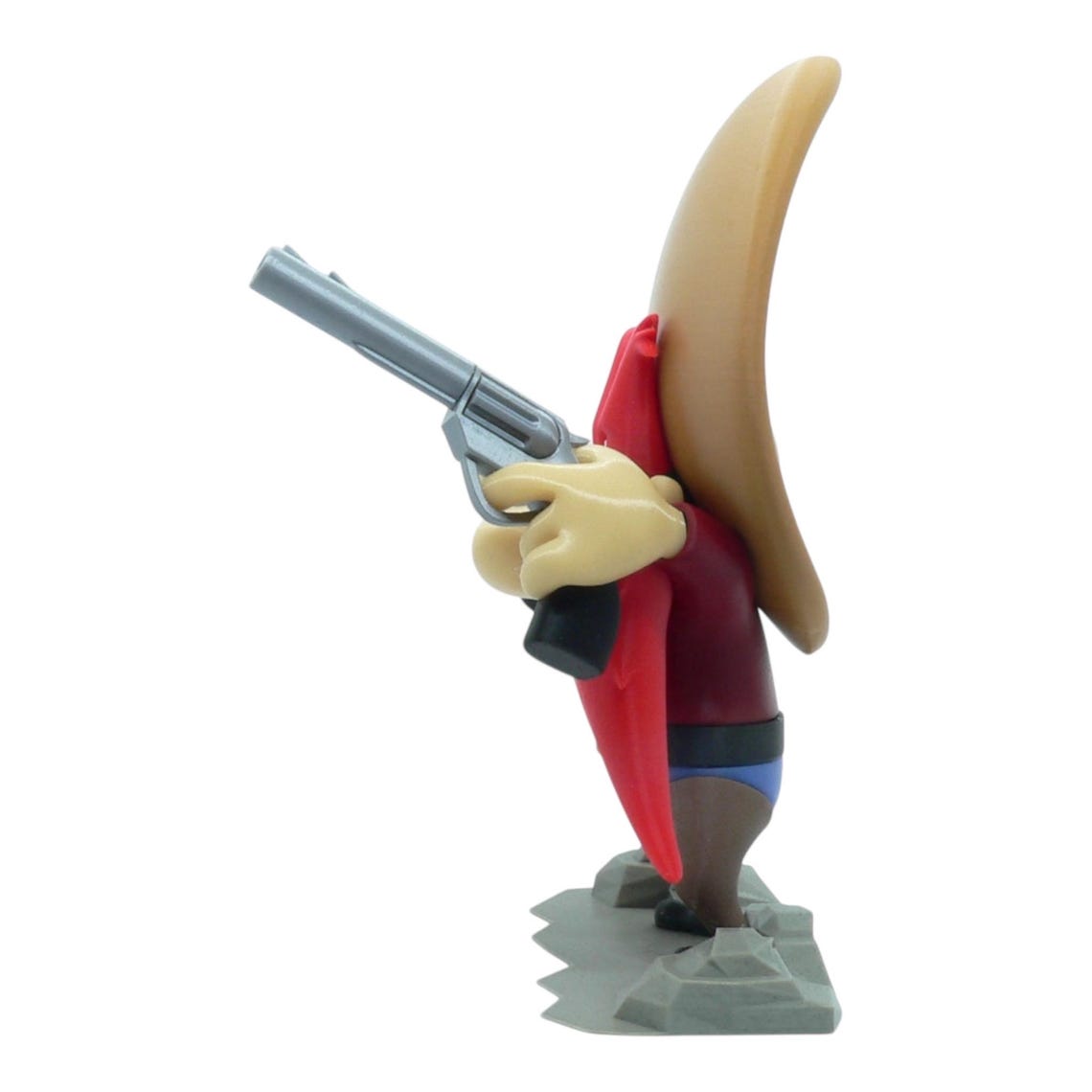 Yosemite Sam 3D Printed Figure - Large 235mm Looney Tunes Collectible ...