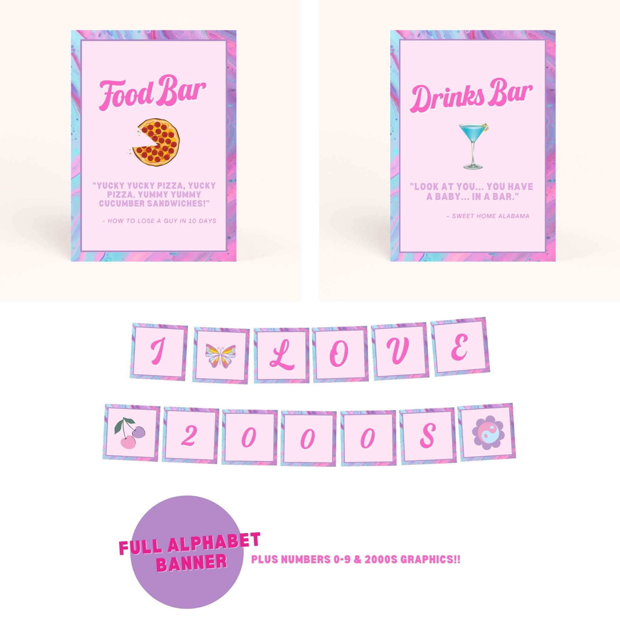 Ultimate 2000s Party Printable Package - Digital Download | Y2K Party ...