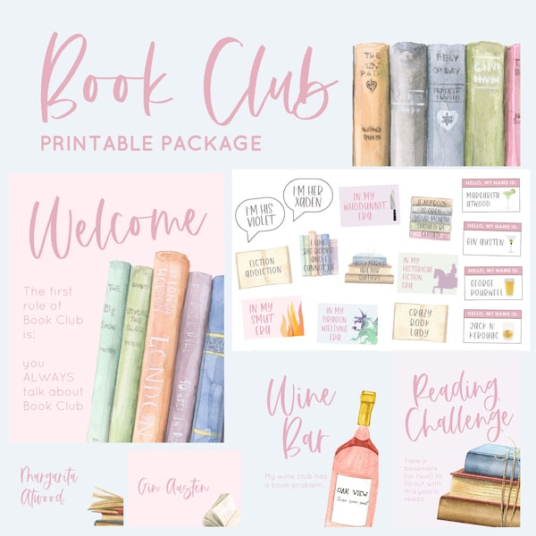 Book Theme Party - Etsy