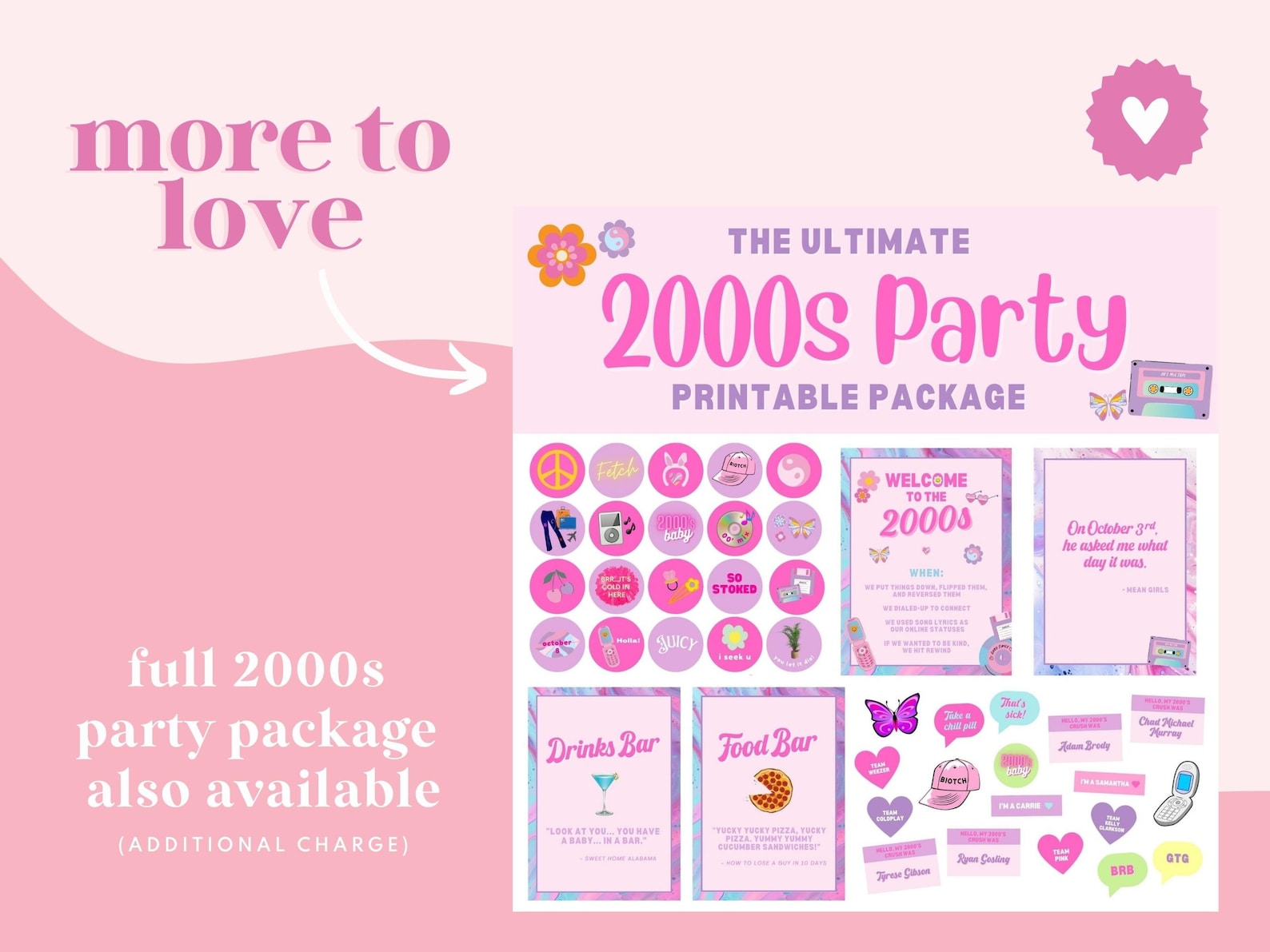 2000s Party Banner - Digital Download | Y2K Party | 2000 Themed Party ...
