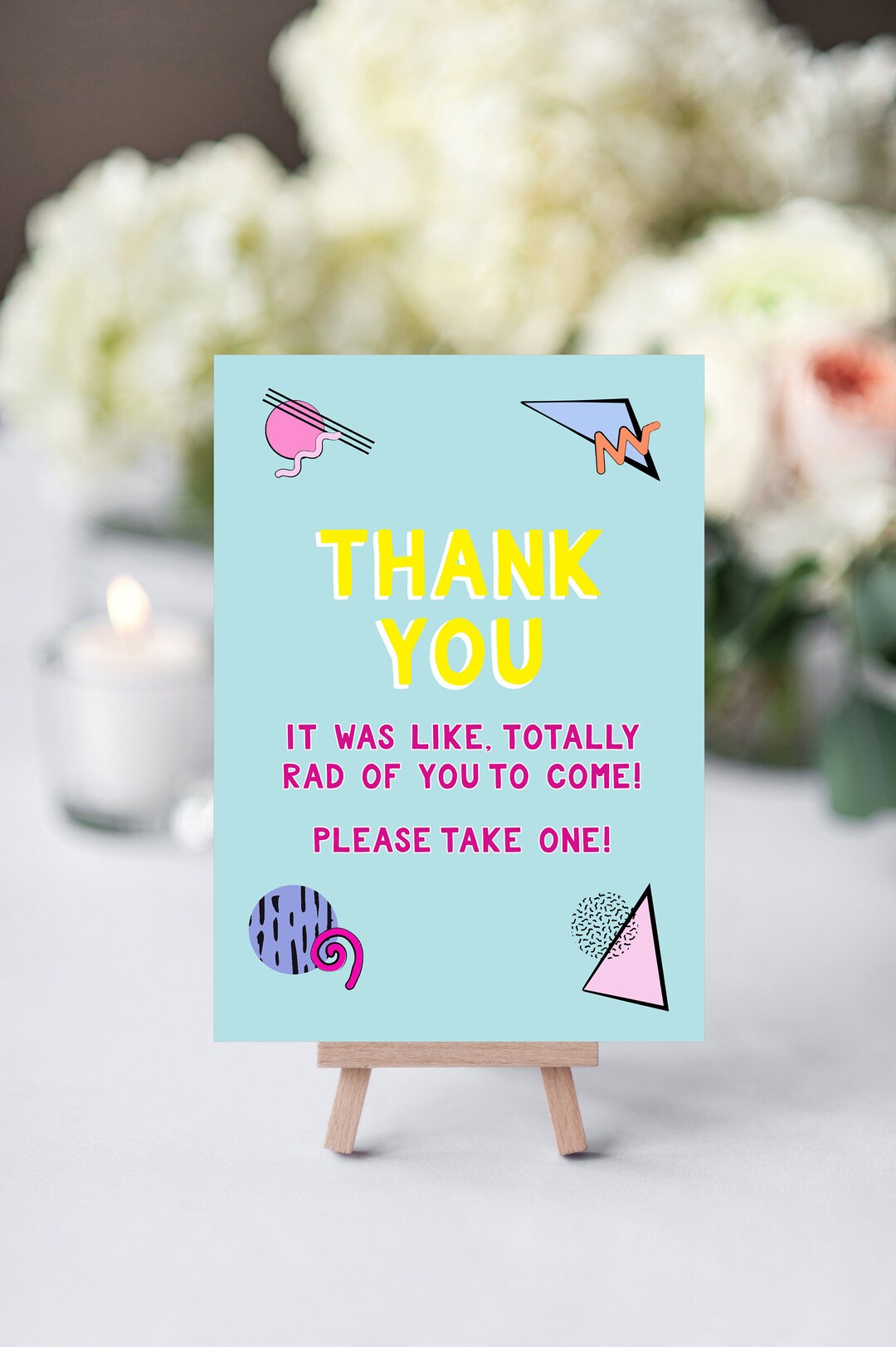 90s Party Favor Sign - Digital Download | Y2K Party | 2000 Themed Party ...