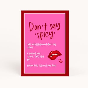 Spicy Book Club Game Printable, Smutty Book Club Game, Book Club Game ...