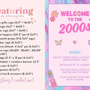 Ultimate 2000s Party Printable Package - Digital Download | Y2K Party ...