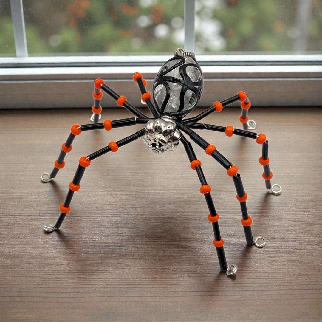 Beaded Wire Spider Guardian - Etsy