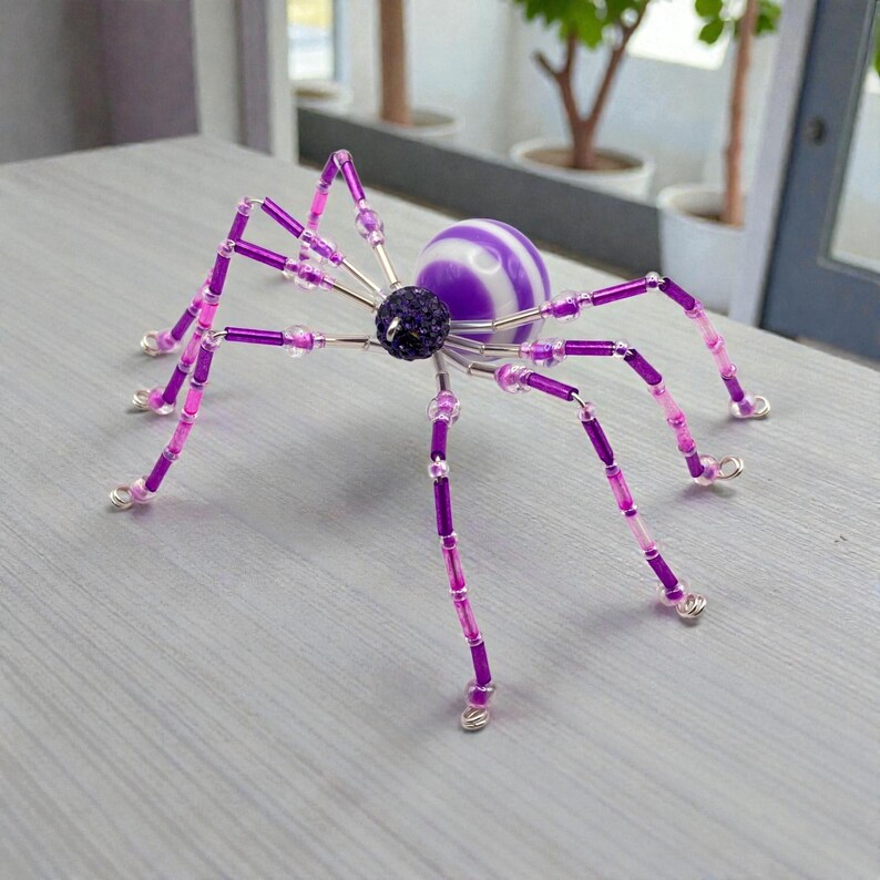 Beaded Wire Spider Guardian - Etsy