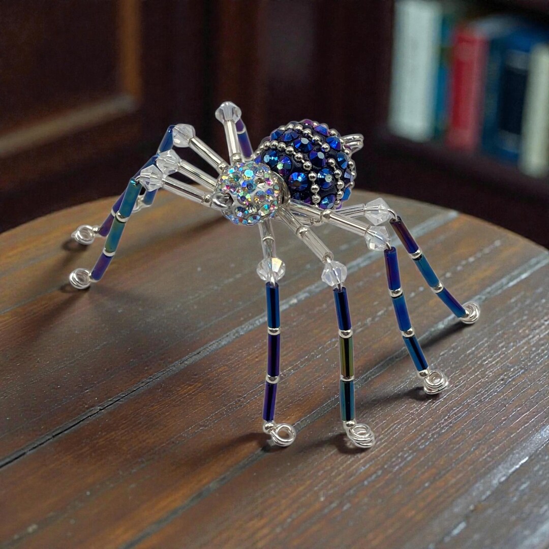 Beaded Wire Spider Guardian - Etsy