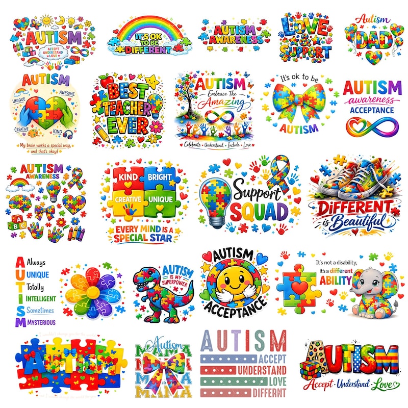 Awareness Bow Bundles - Etsy