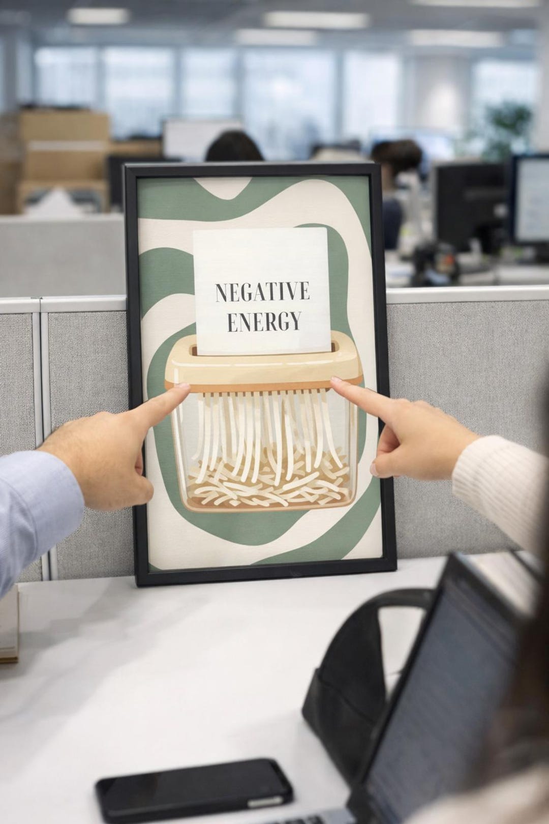 Cubicle Decor Printable Wall Art | Sage Green Homeware Office Print ...