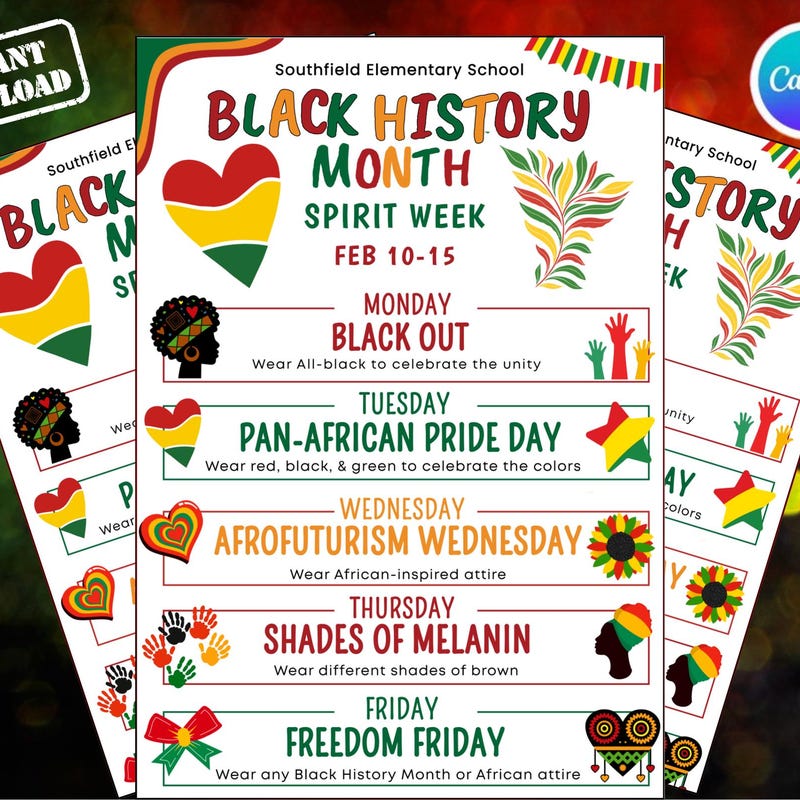 Black History Month Decor - Etsy