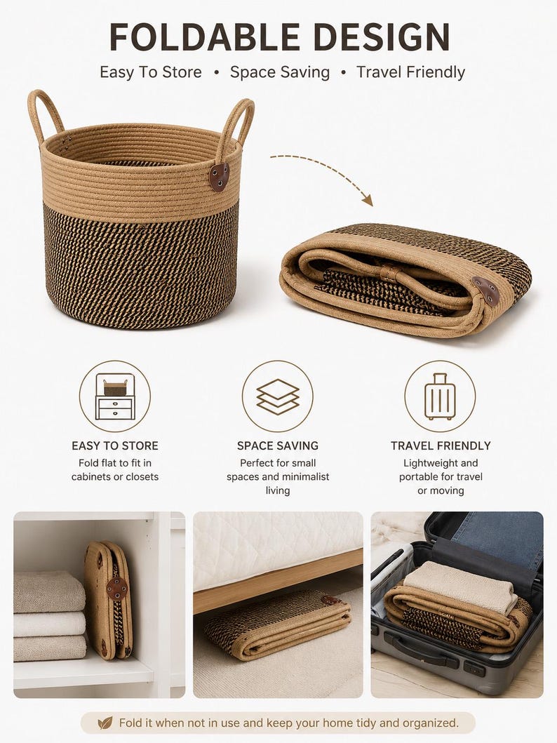Personalized Storage Basket, Custom Rope Basket With Name, Nursery Toy ...