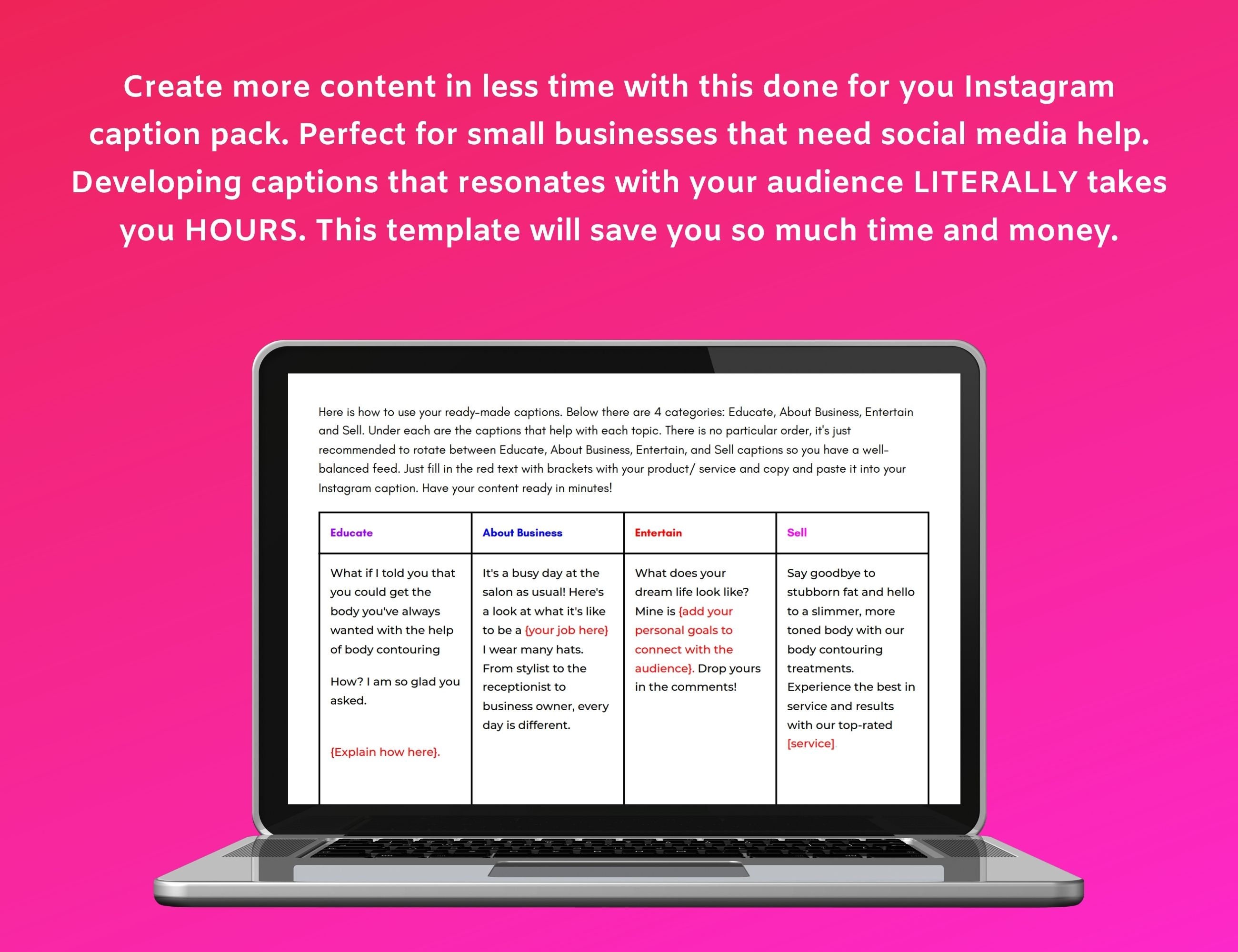 Body Contouring Instagram Captions Body Sculpting Social Media for ...