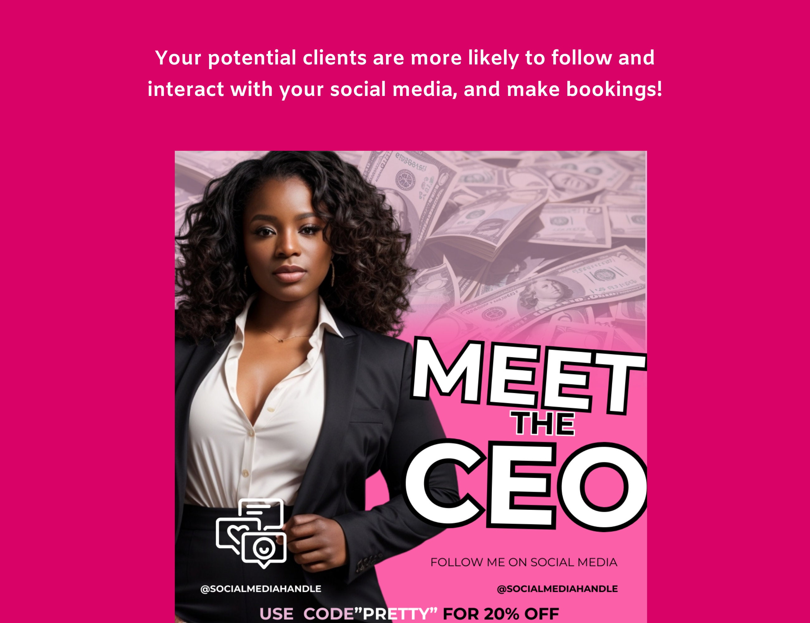 Meet the CEO Flyer, DIY Flyer Template Design, Meet the Owner Flyer ...
