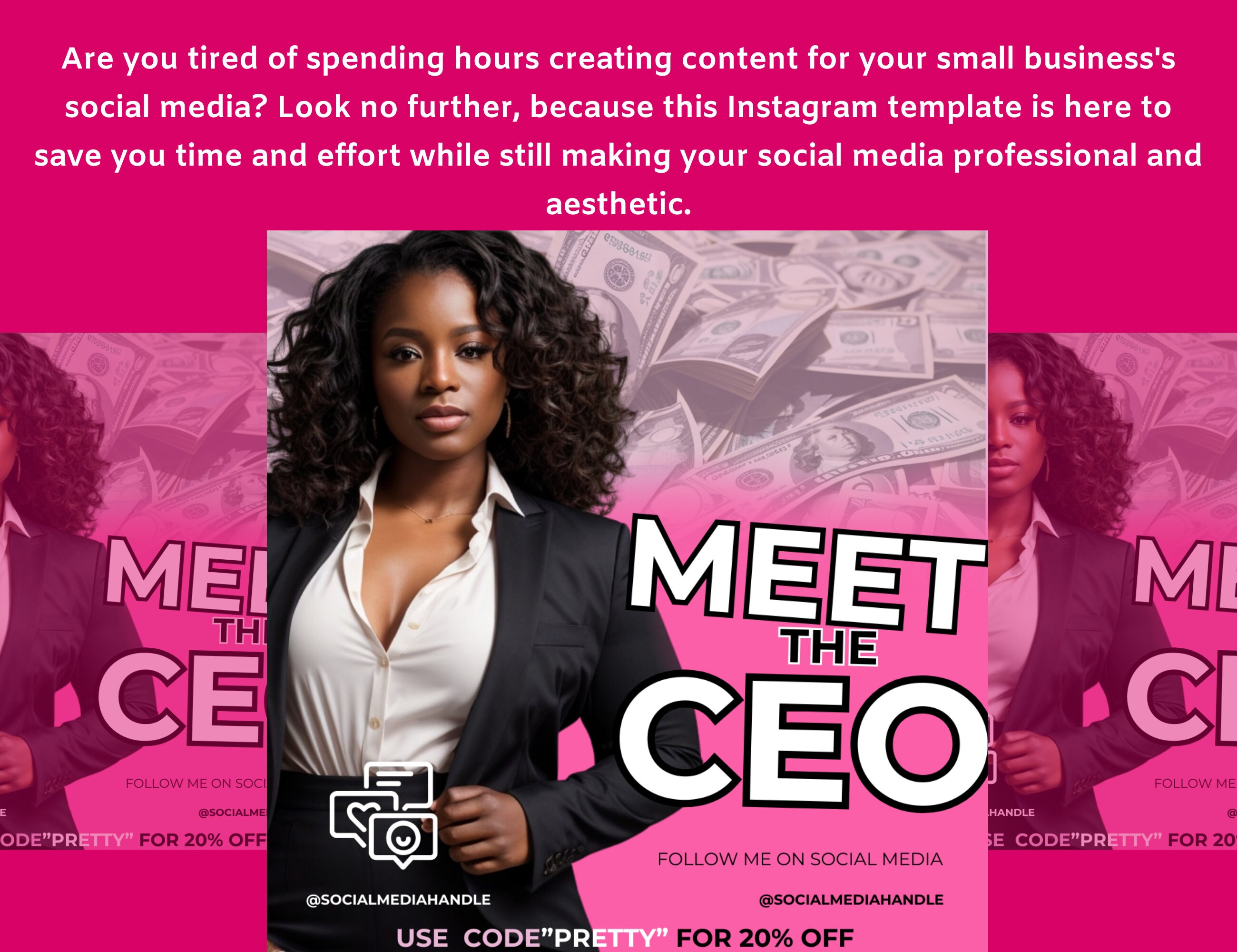 Meet the CEO Flyer, DIY Flyer Template Design, Meet the Owner Flyer ...