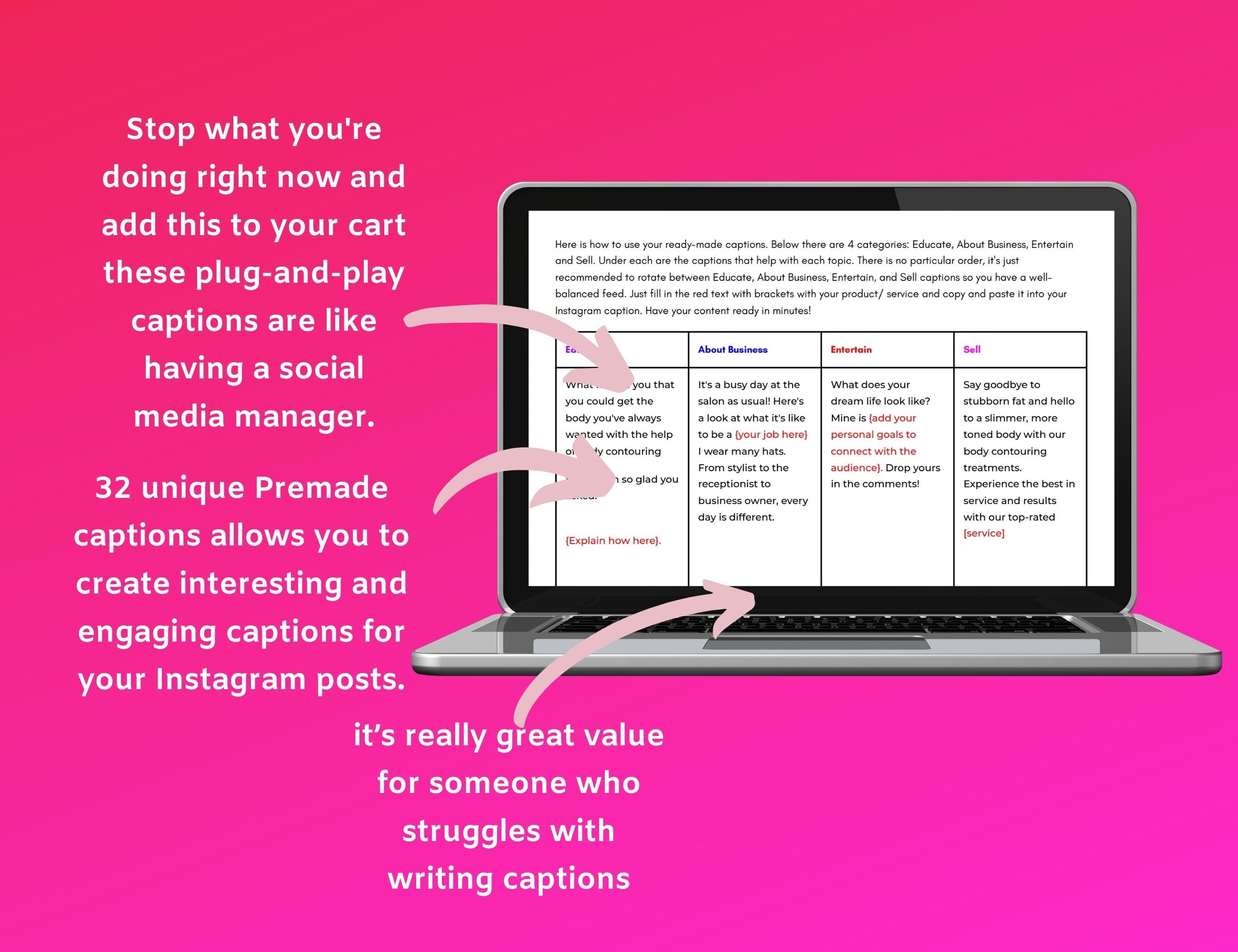 Body Contouring Instagram Captions Body Sculpting Social Media for ...