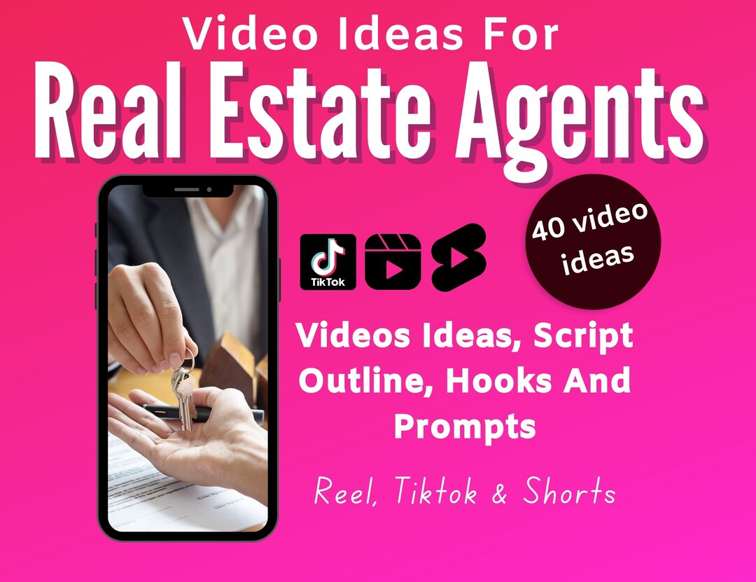 40 Viral Real Estate Agent Video Ideas - Realtor Tiktok, Youtube ...
