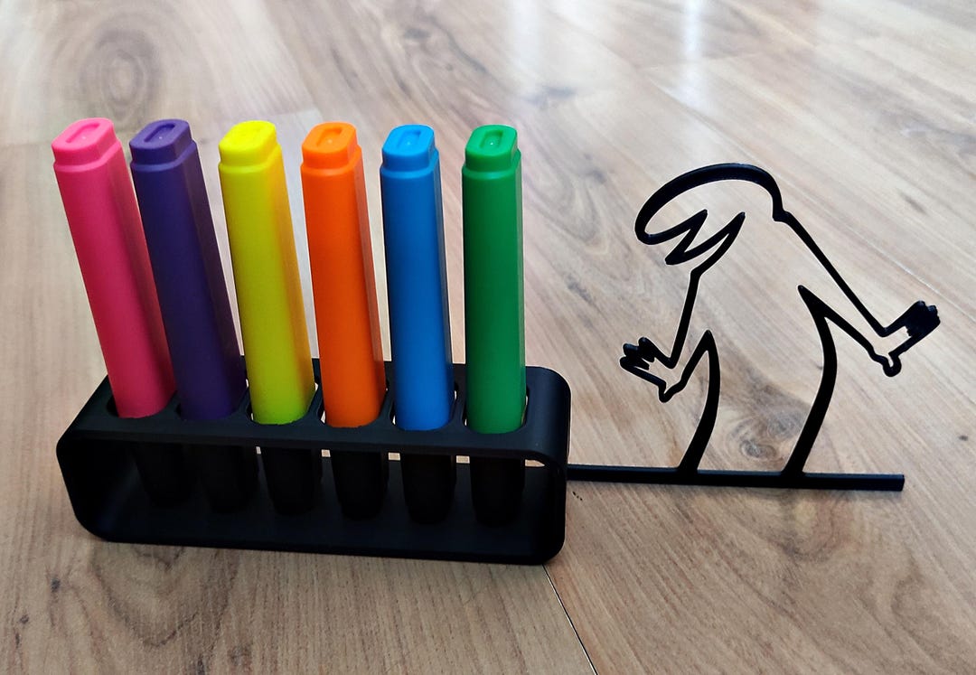 La Linea Design Highlighter Holder, Desk Shelf Decoration, Original ...