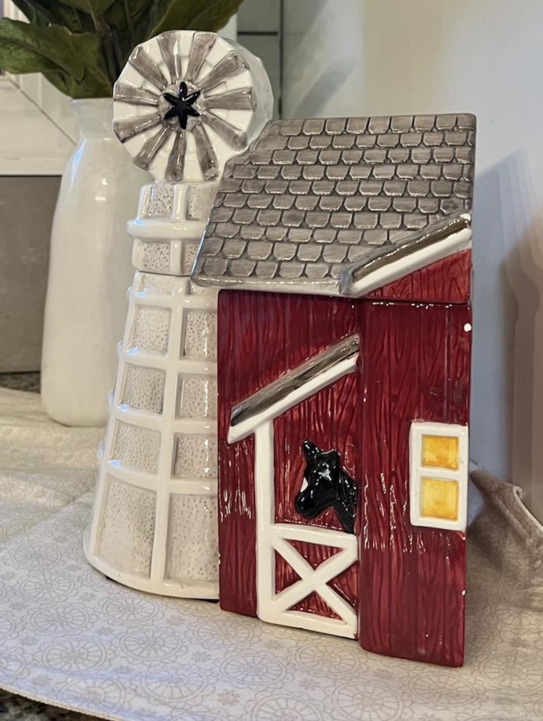 Windmill (cracker Barrel) Cookie Jar - Etsy