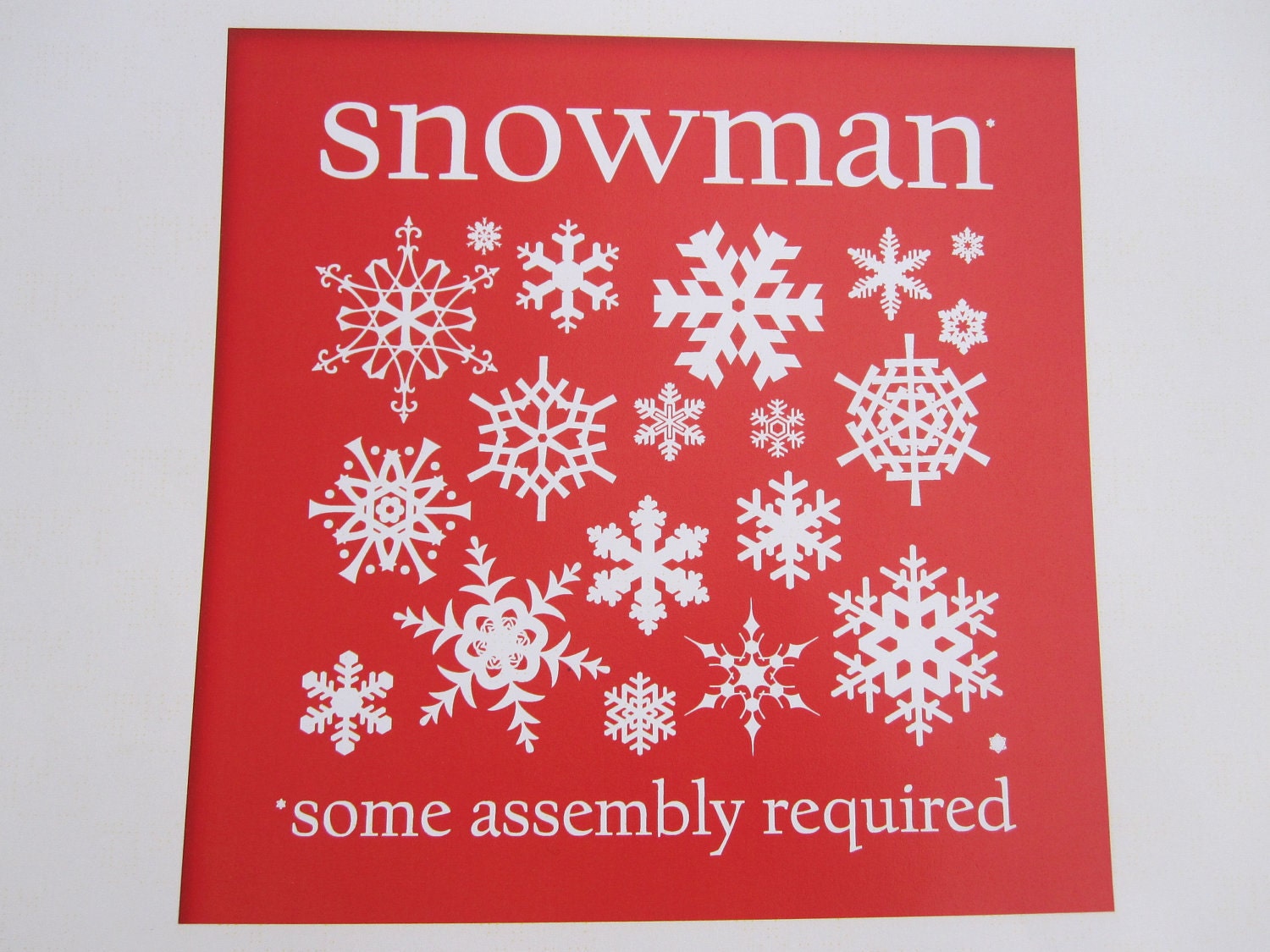 Snowman- Some Assembly Required - Etsy