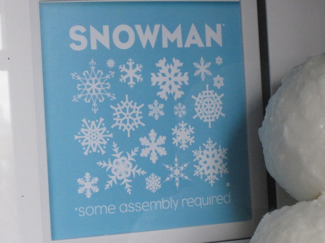 Snowman- Some Assembly Required - Etsy