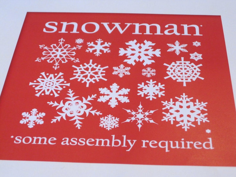 Snowman- Some Assembly Required - Etsy