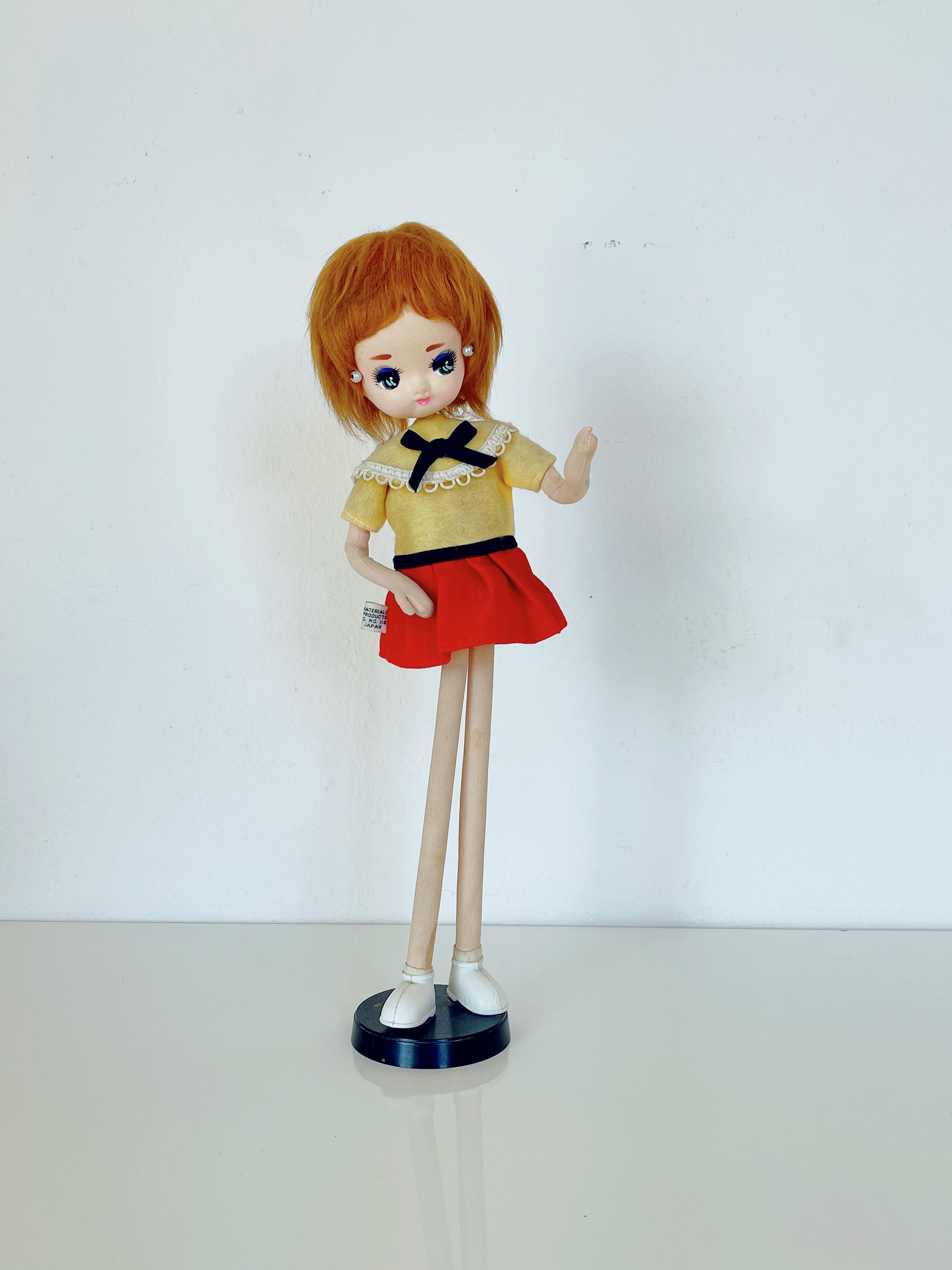 60s Mod Japanese Pose Doll Bradley Dolls Rare Large Eyed Girl - Etsy