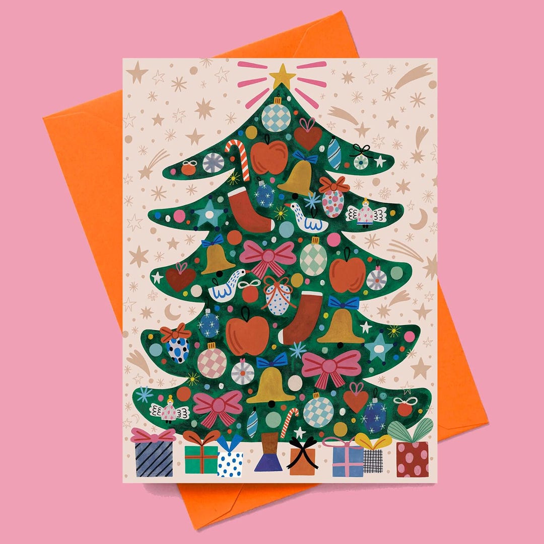 Tree Card - Etsy
