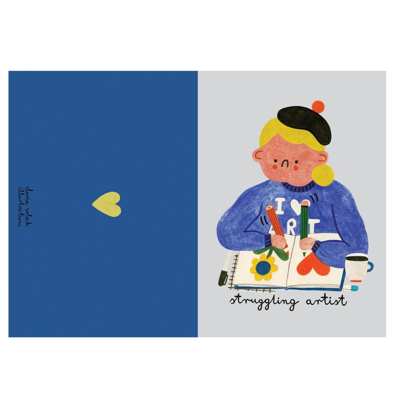Struggling Artist Card - Etsy