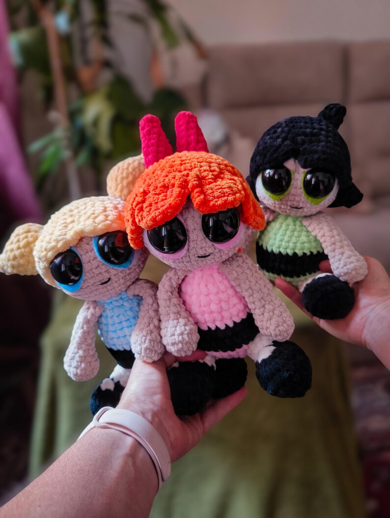 Bubble Plush Crochet Pattern, Beauty & Brave - Amigurumi PDF French ...