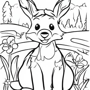 Animal Coloring Pages for Kids - Palette Animal - Etsy