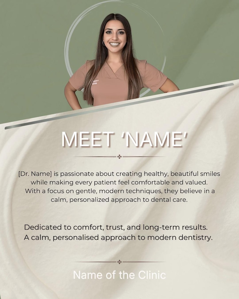Instagram Templates for Cosmetic Dental Clinics | 35+ Canva Free Social ...