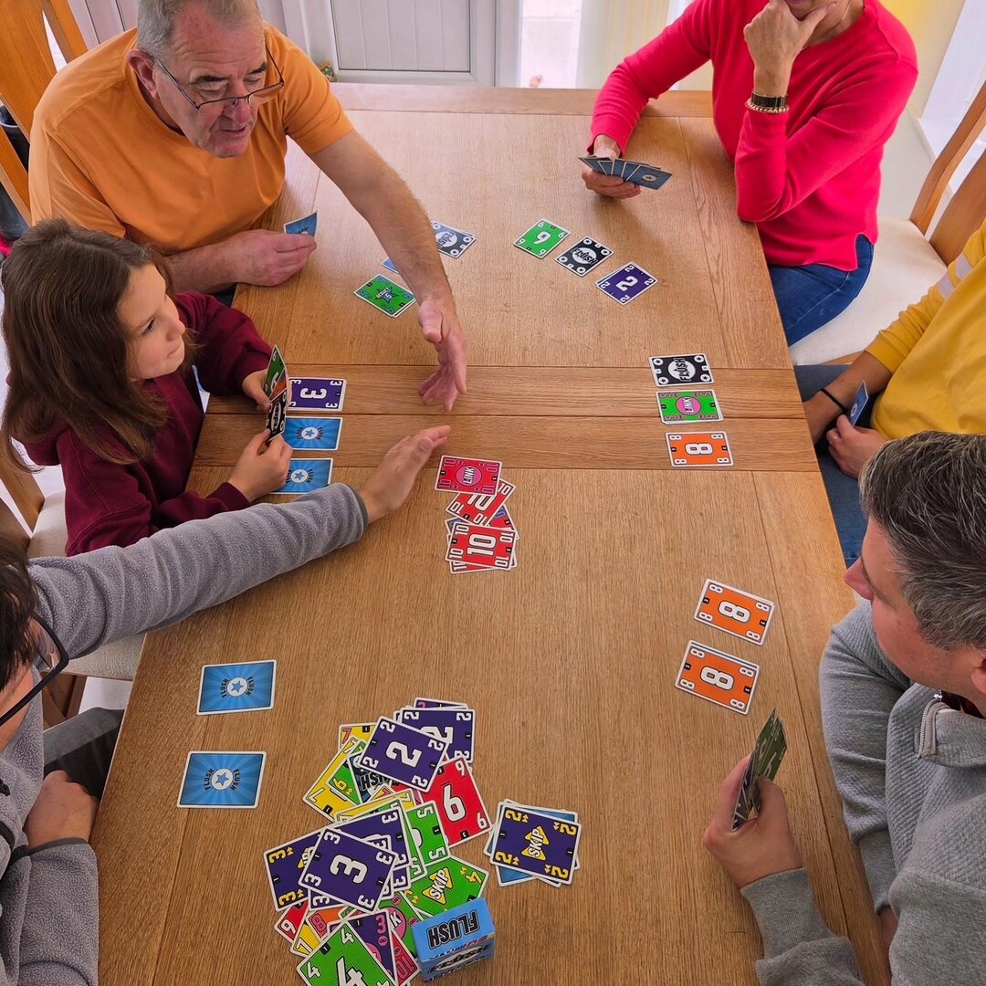 Flush Card Game - Etsy