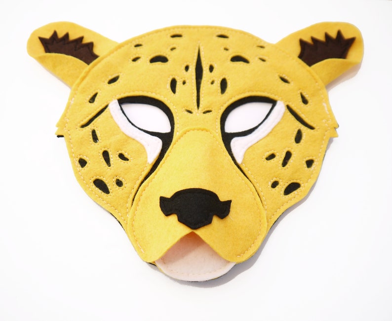 Cheetah Costume Mask Gift Children's or Adults Book Day Boys Girls ...