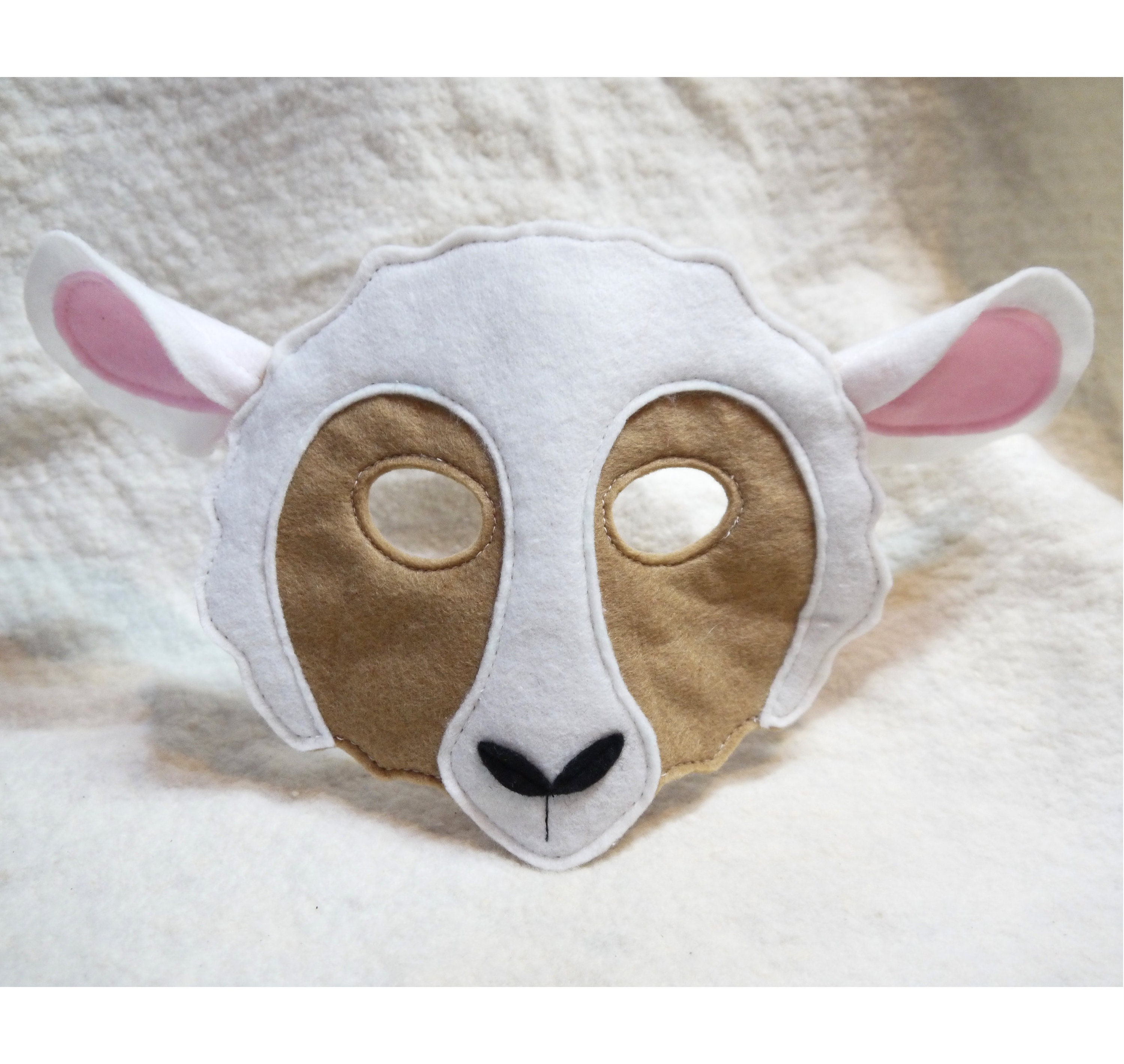 Sheep costume mask gift costume lamb mask children's | Etsy