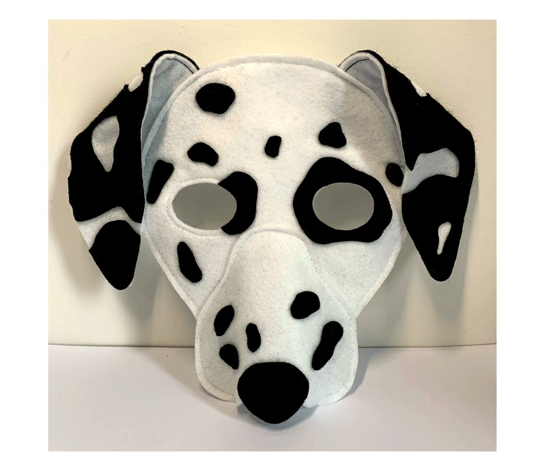 Dalmatian Halloween Costume Book Day Mask Dog Children's or Adults Size ...