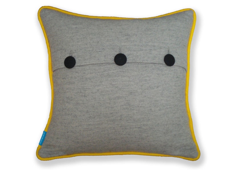 Monogrammed Cushion - Colour Flash Piping - Etsy