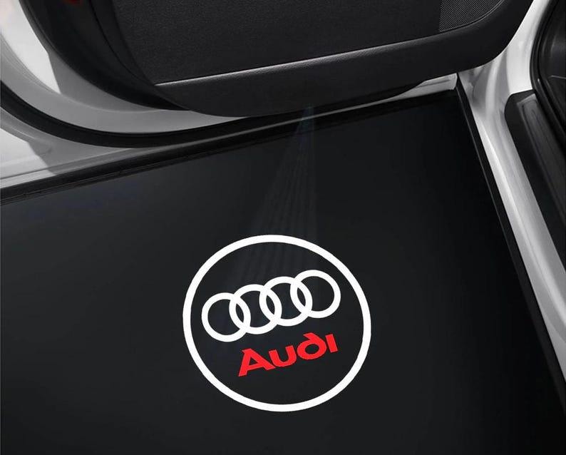 2X Audi LED Door Logo Projector Lights – Ultra HD, No Fade, 3-year ...