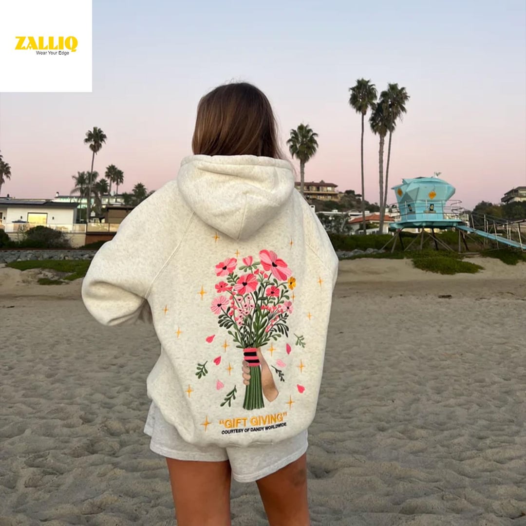 Dandy Gift Giving Oversized Lux Hoodie in Heather Gray - Etsy