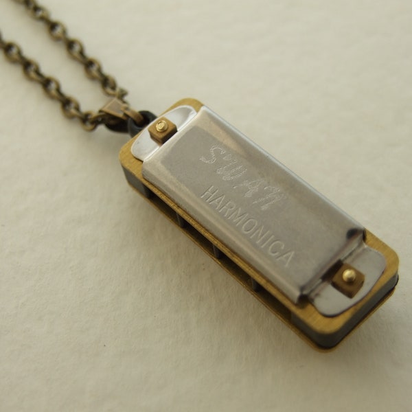Harmonica Necklace - Etsy