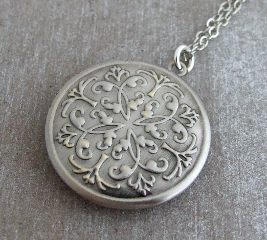Moroccan Inspired Locket .. Flower Locket Boho Locket - Etsy