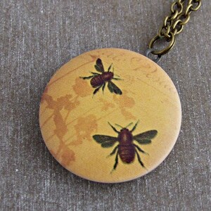 Bee Locket .. Honey Bee Locket, Bumble Bee, Brass Locket, Bee Jewellery ...